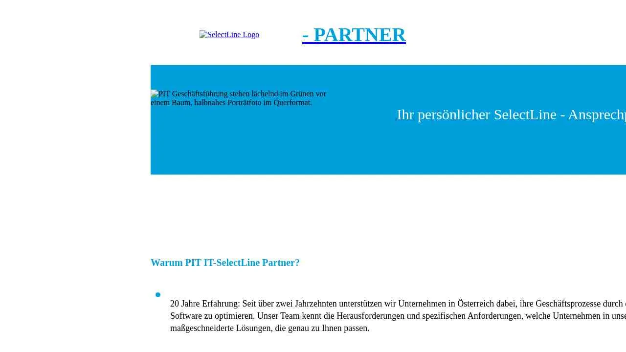 PIT ERP - SelectLine Partner PIT